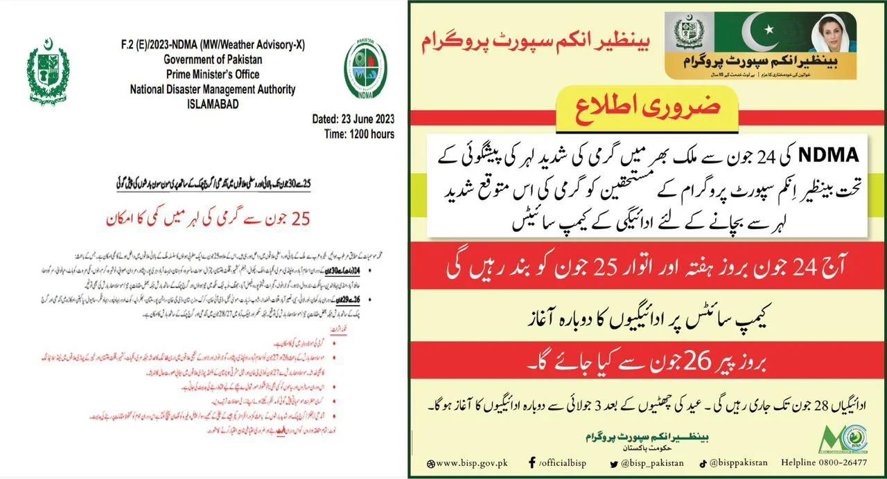 Benazir Income Support Program (BISP)بینظیر انکم سپورٹ پروگرام 8171 ...